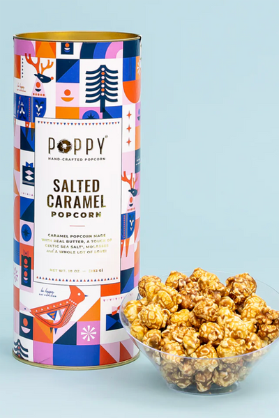 Poppy Popcorn Cylinder Can - Salted Caramel Holiday – Shop Whimsicality