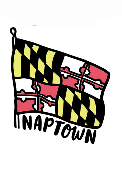 Trendy Sticker - Naptown Maryland Flag | Shop Whimsicality